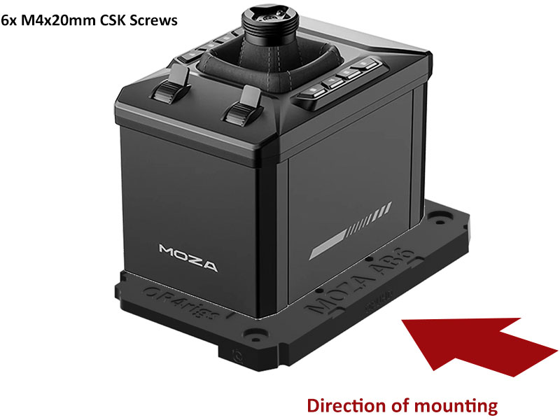 QRUHD Moza AB6 Quick Release Plate Kit [QRUHDMozaAB6] : QR4rigs, Quick ...